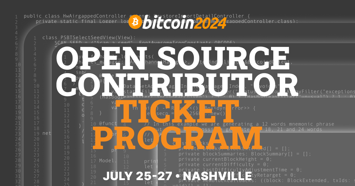 Open-Source Contributors | Bitcoin 2024